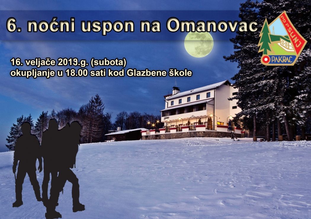 6. noćni uspon na Omanovac | PD Psunj