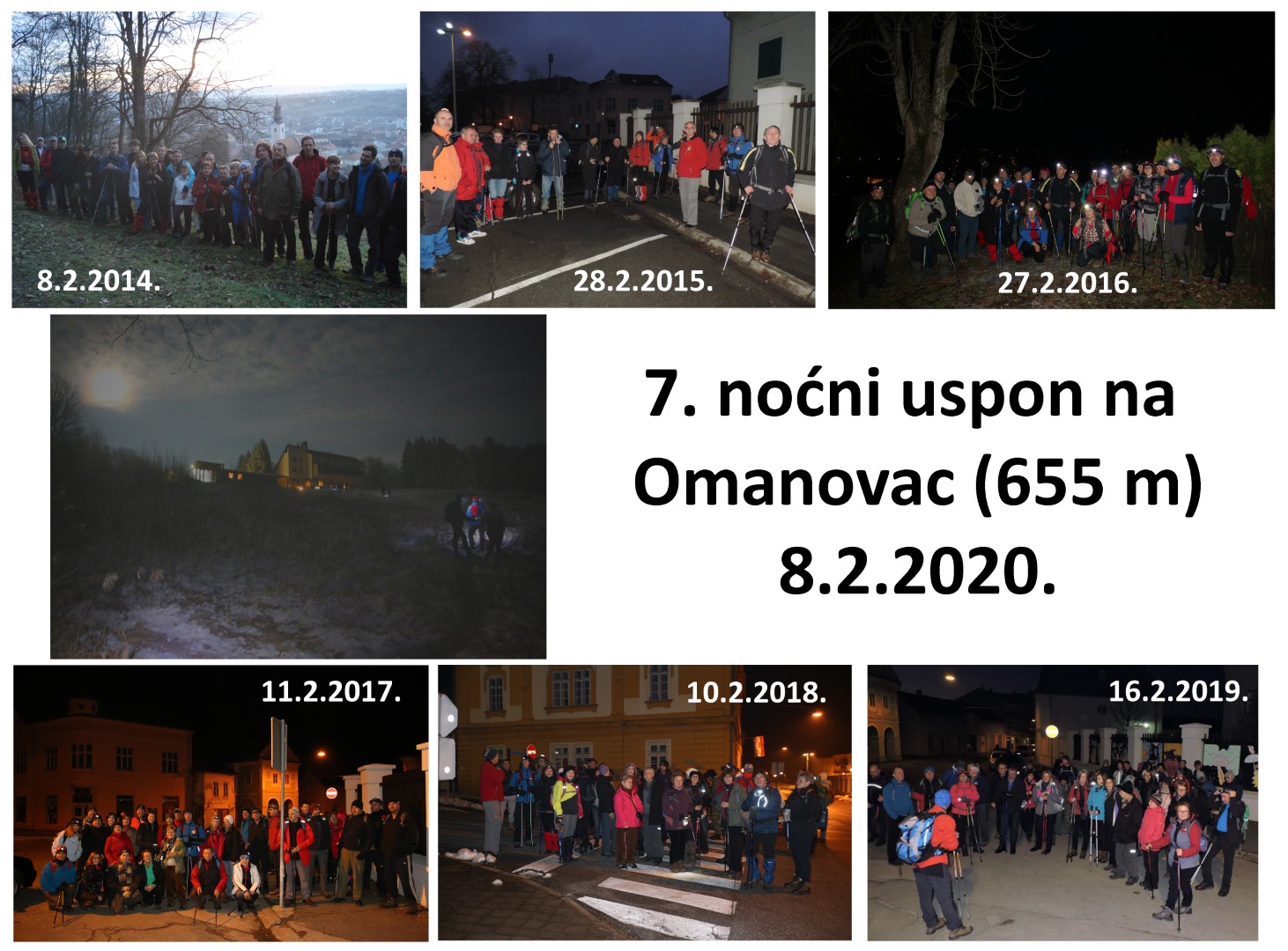 7.noćni uspon na Omanovac | PD Psunj